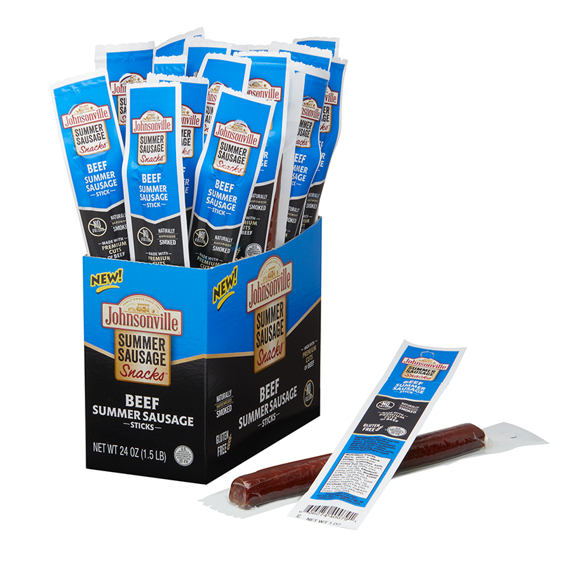 Beef Summer Sausage Sticks – Johnsonville Marketplace